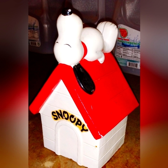 Art | Snoopy Bank Ceramic Original 97 | Poshmark